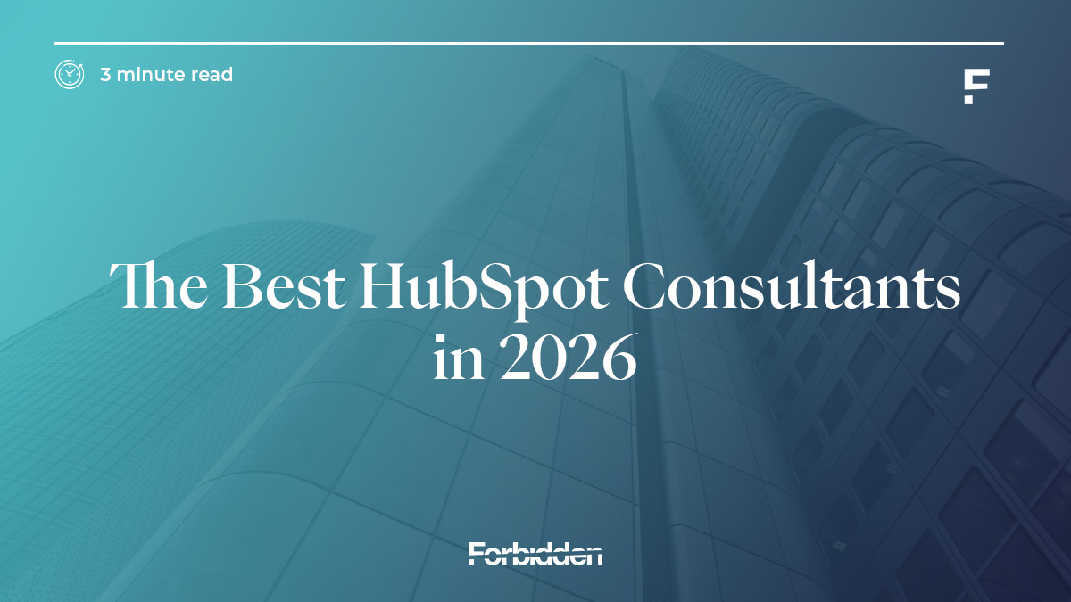 Forbidden Is Now an HubSpot Elite Partner